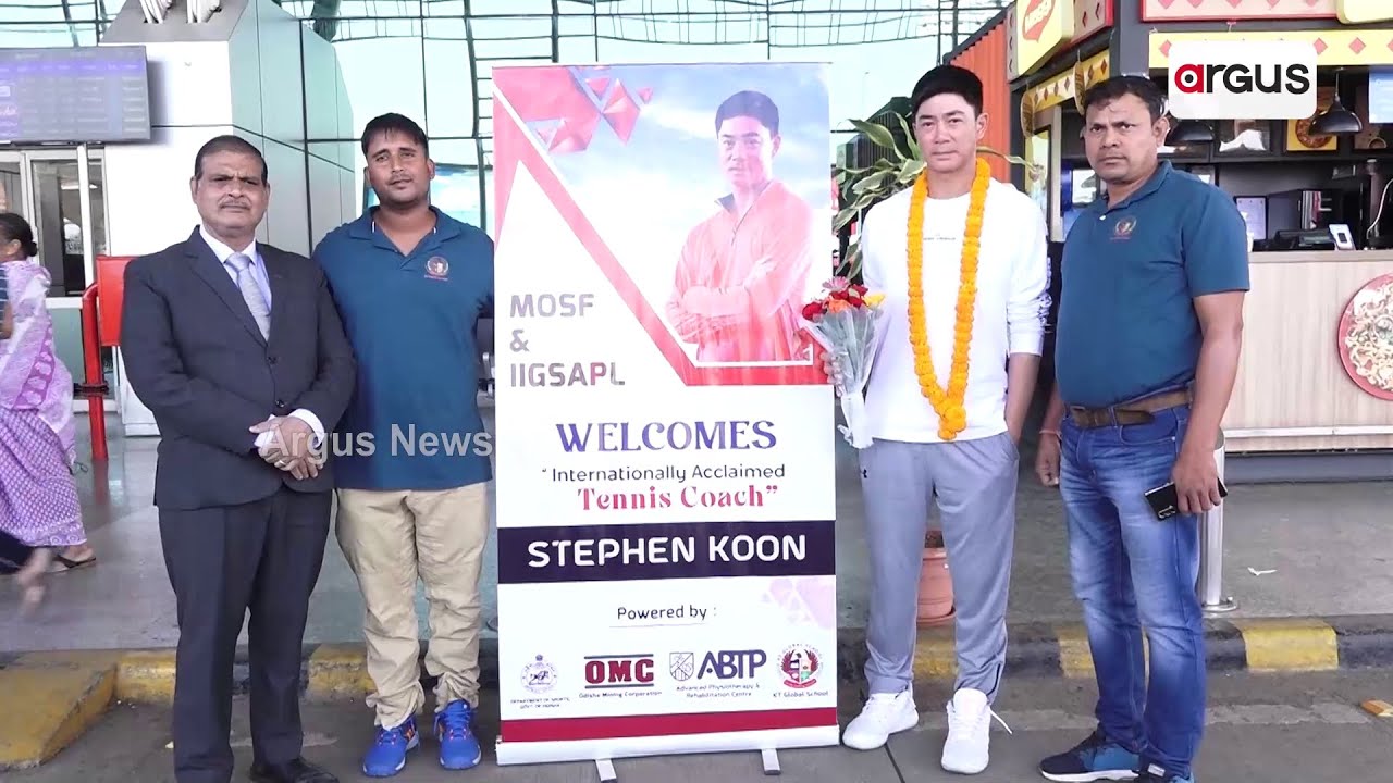 International Tennis Coach Stephen Koon In Bhubaneswar - YouTube