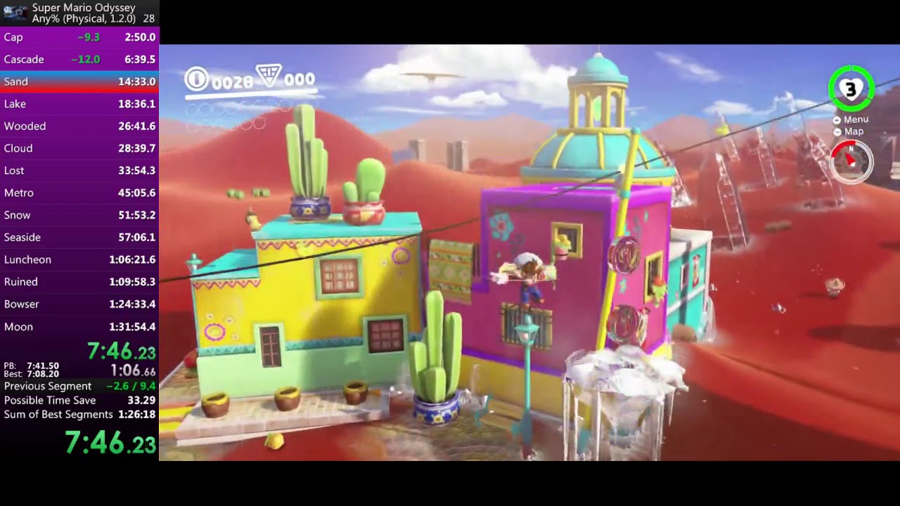 Super Mario Odyssey Speedrun in 1:26:15 - YouTube