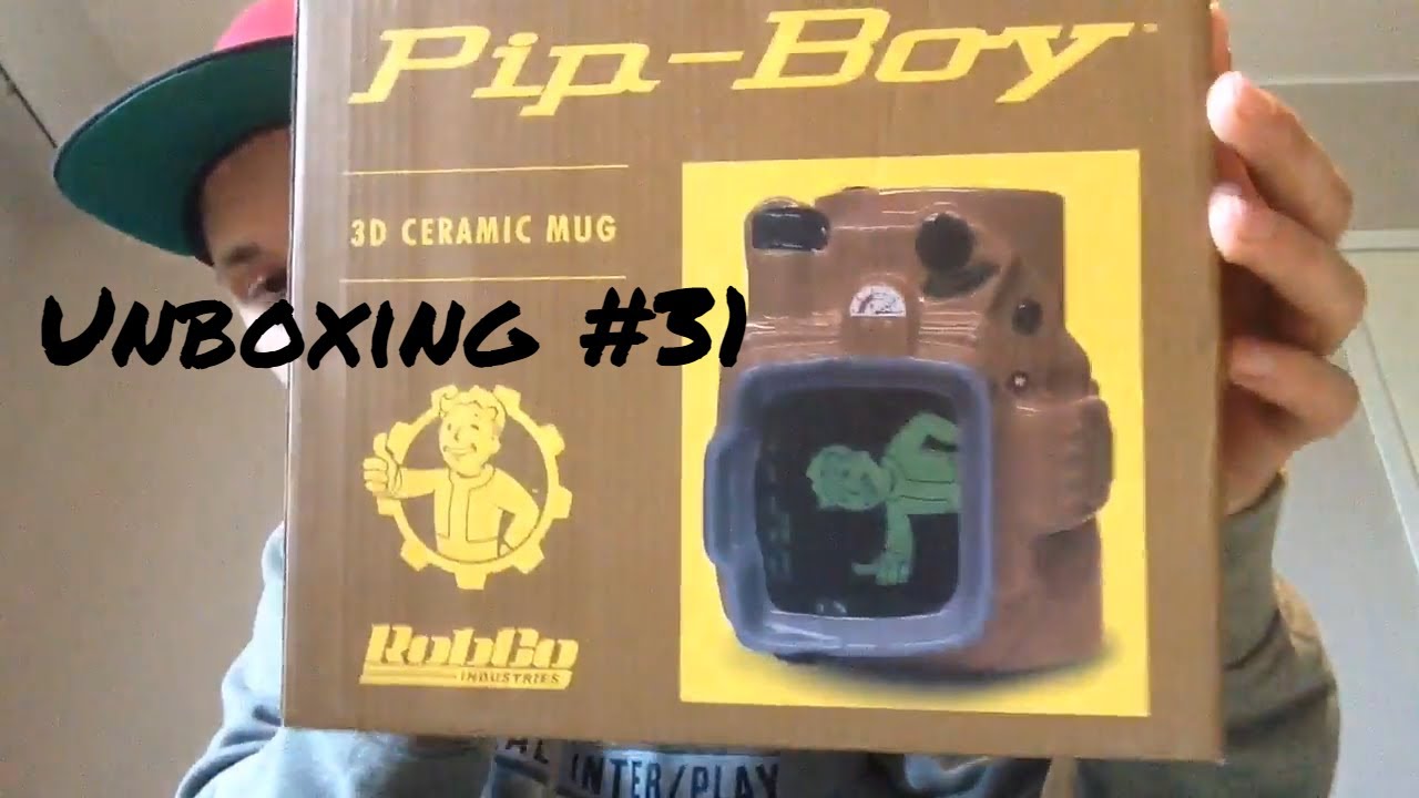 Unboxing #31 Fallout Pip-Boy - 3D Ceramic Mug - Robco Industries - YouTube