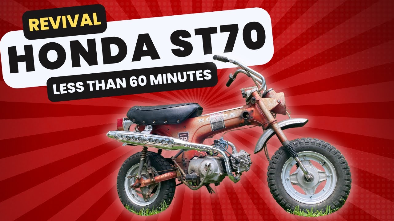 Reviving the Honda ST70: Complete Build in Under 60 Minutes - YouTube