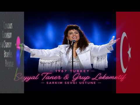eurovision 1987 Turkey 🇹🇷 Seyyal Taner & Grup Locomotif - Şarkım Sevgi Üstüne ᴴᴰ