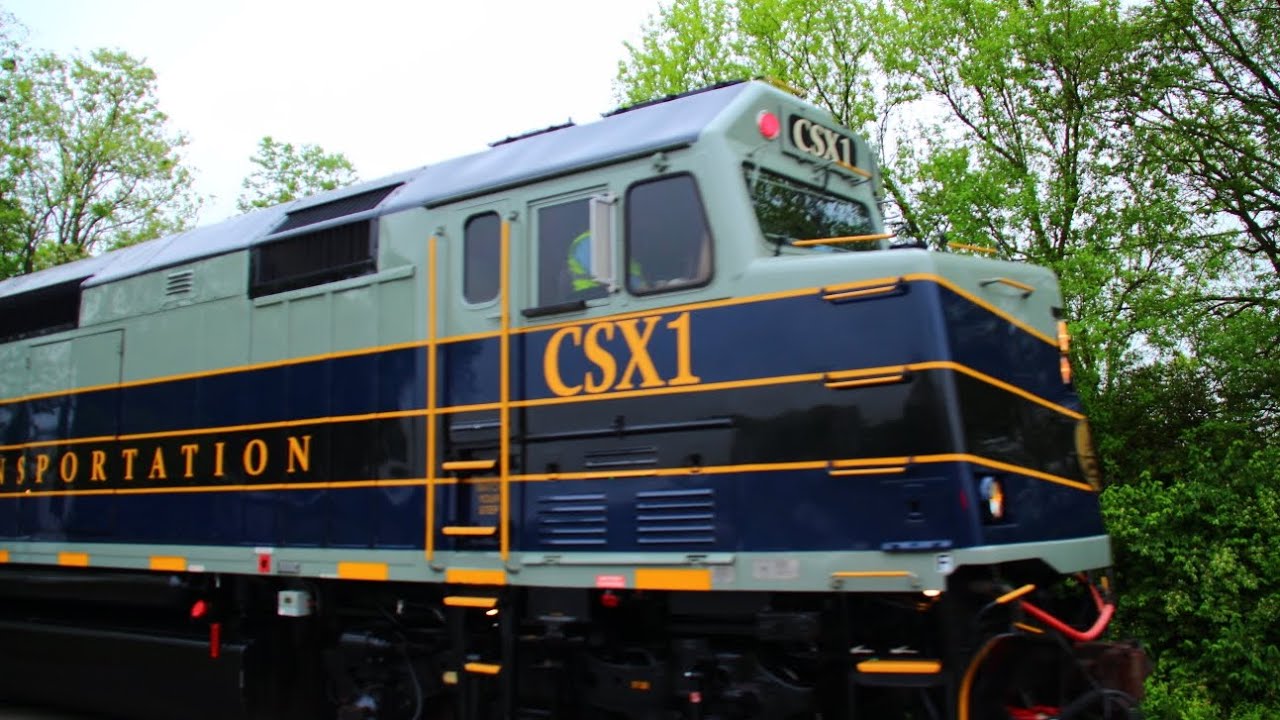 CSX Derby Train for the 150th Kentucky Derby - YouTube