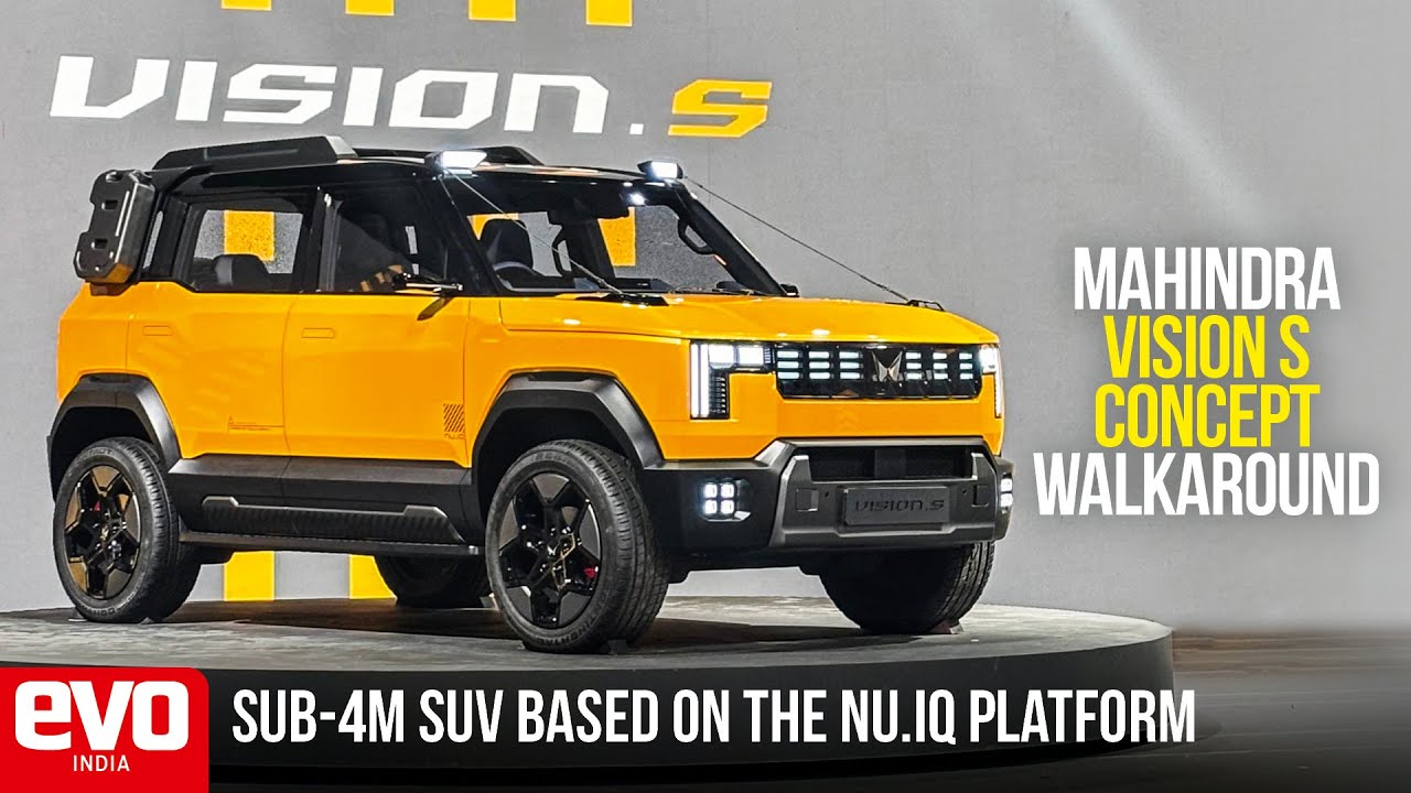 Mahindra Vision S Concept walkaround | Sub 4-m SUV with big ambitions ...