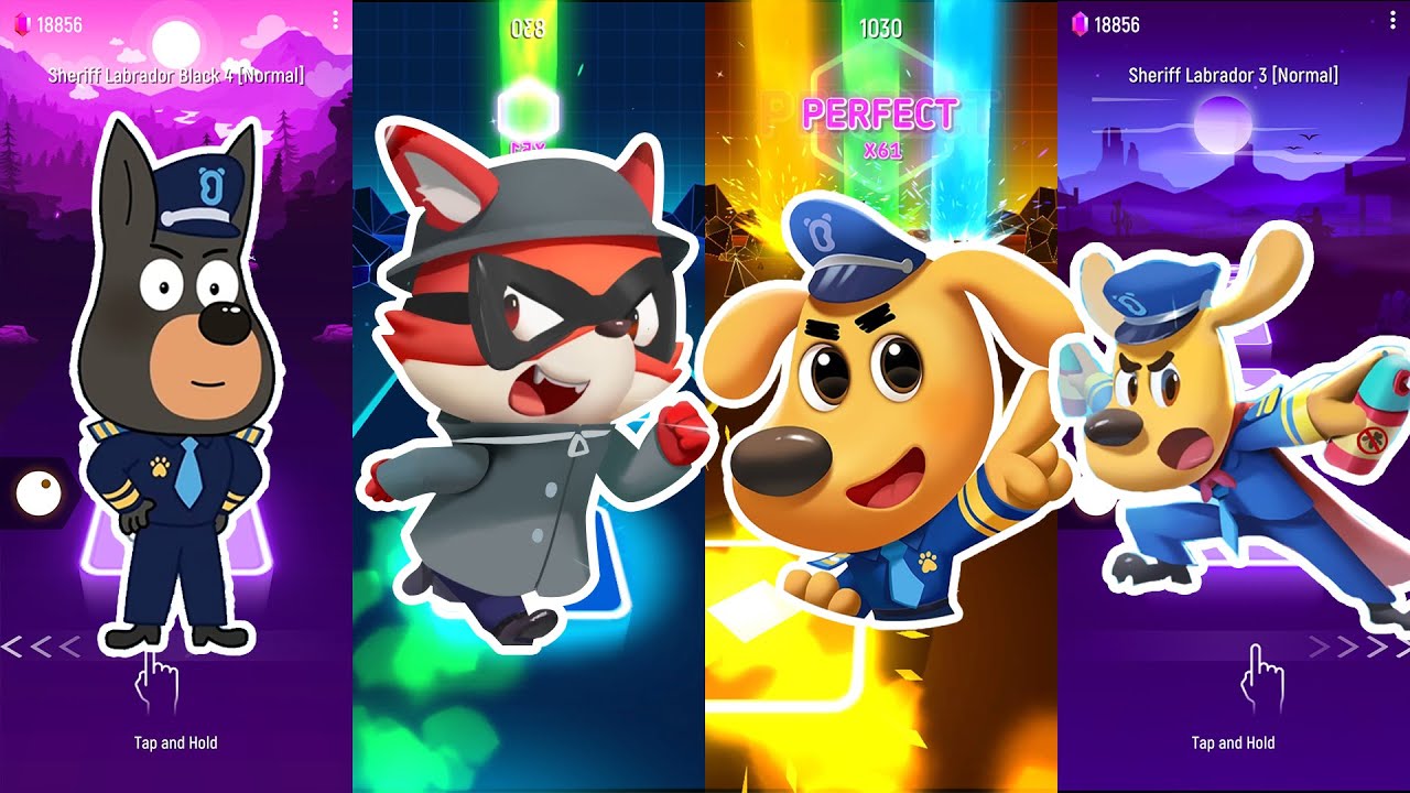 Sheriff Labrador 🆚 Sheriff Labrador Team. Who Is Best? - YouTube
