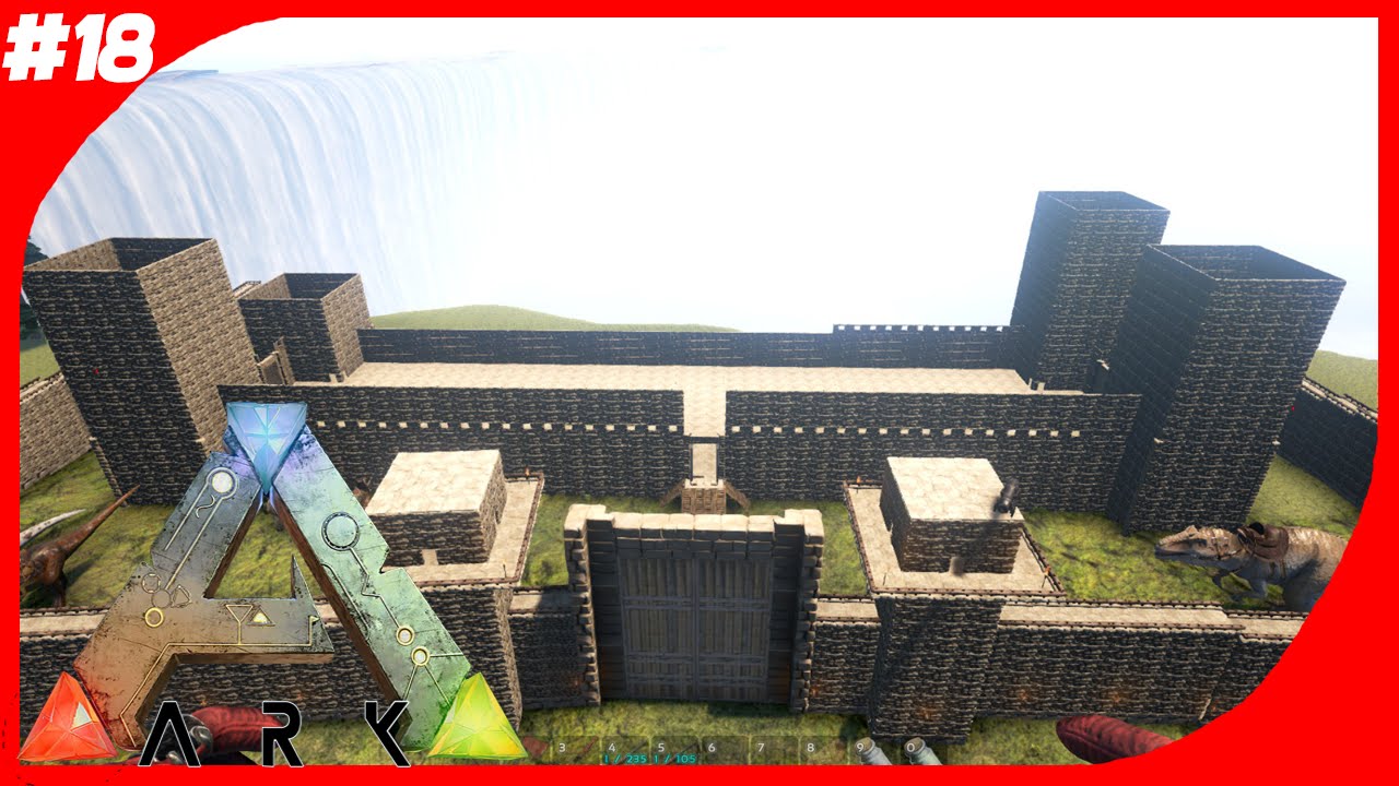 Ark: Survival Evolved - CASTLE CONSTRUCTION! | 18 (The Center) - YouTube