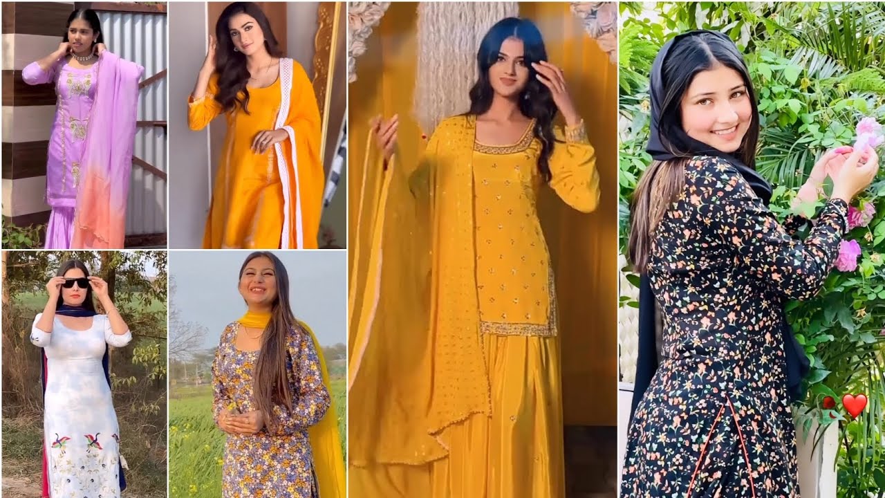 New trending punjabi suit reels 🥰 beautiful punjabi girls in punjabi ...