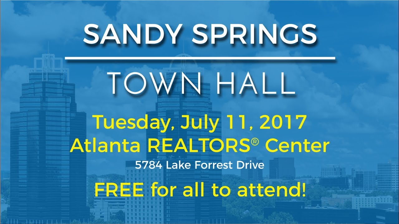 Sandy Springs Town Hall - YouTube