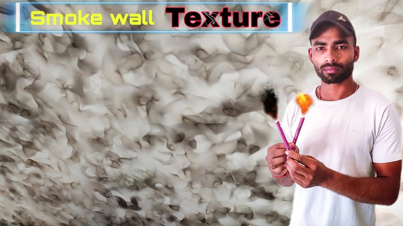 Smoke wall texture design ideas | Candle Smoke wall texture design ...