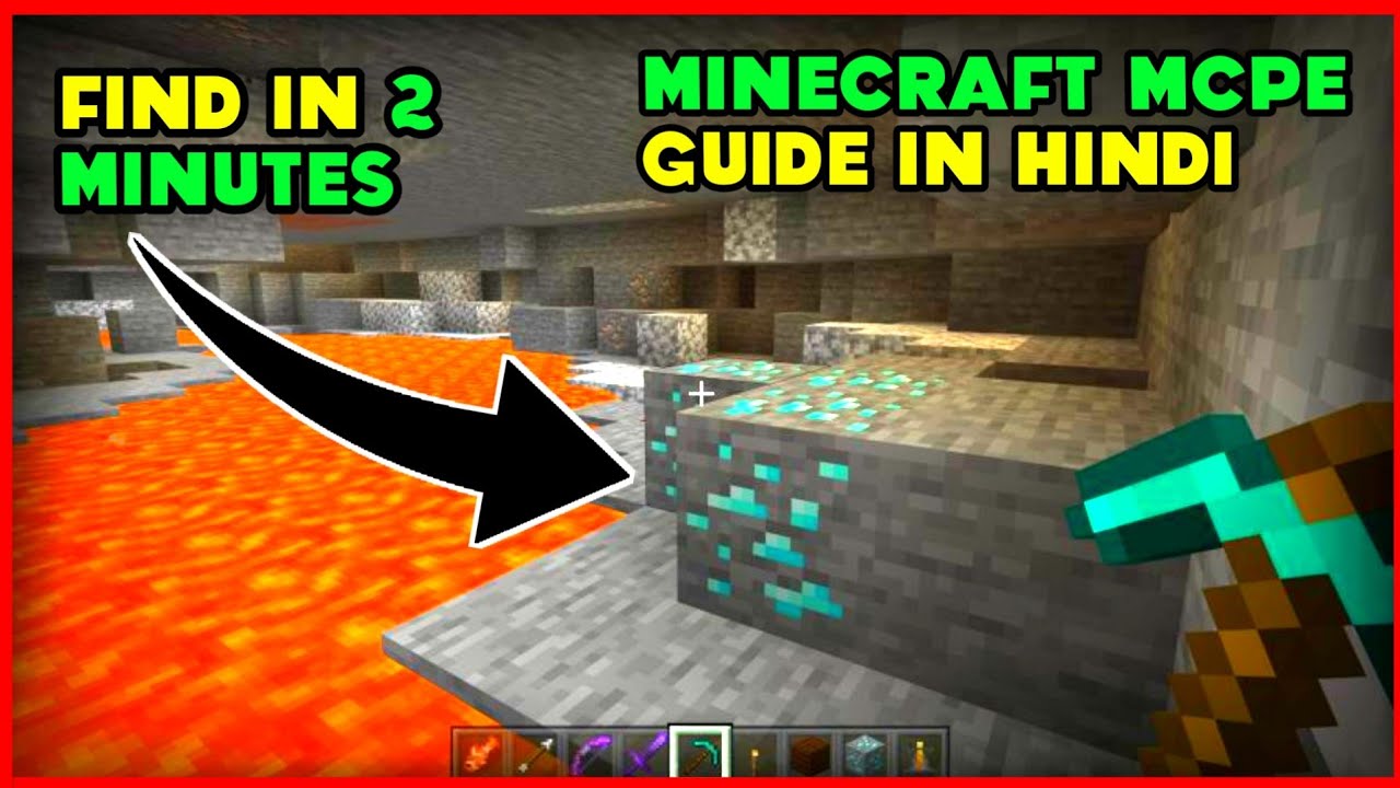 How to Find Diamonds , Gold, Redstone Blocks in Minecraft - YouTube