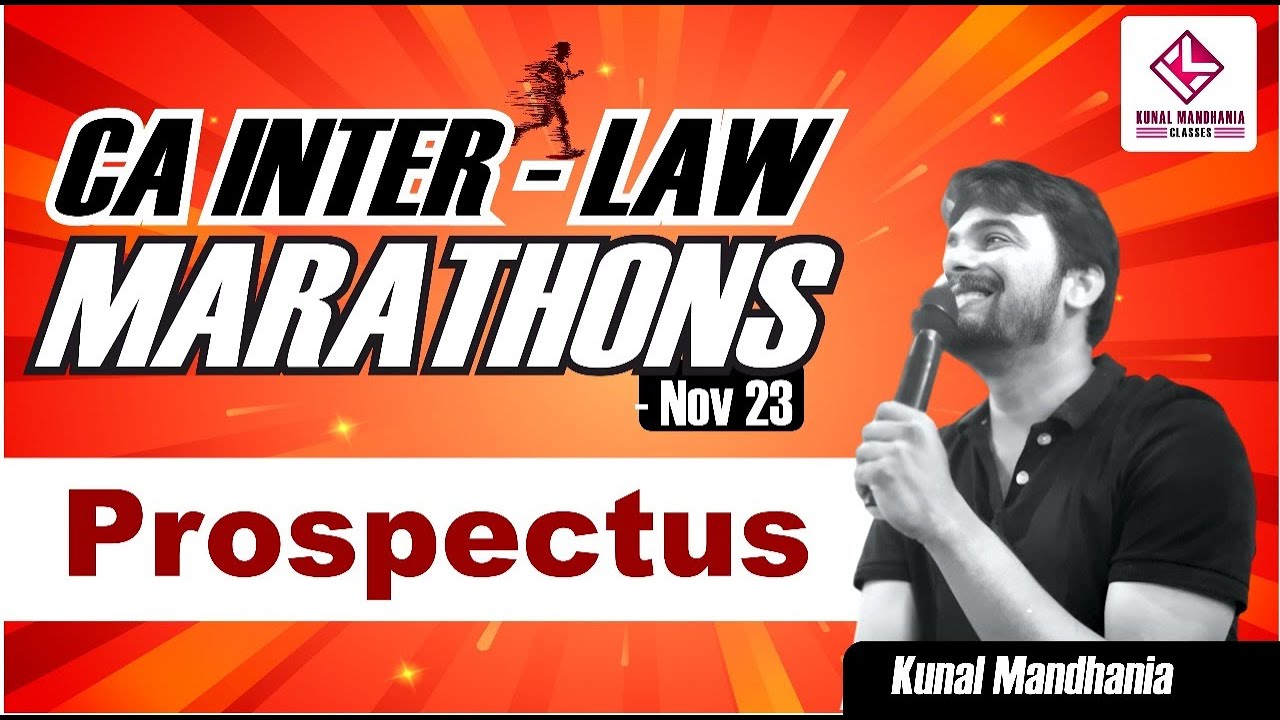 fast track revisions Nov 23 | Prospectus | CA Inter Law | Kunal ...