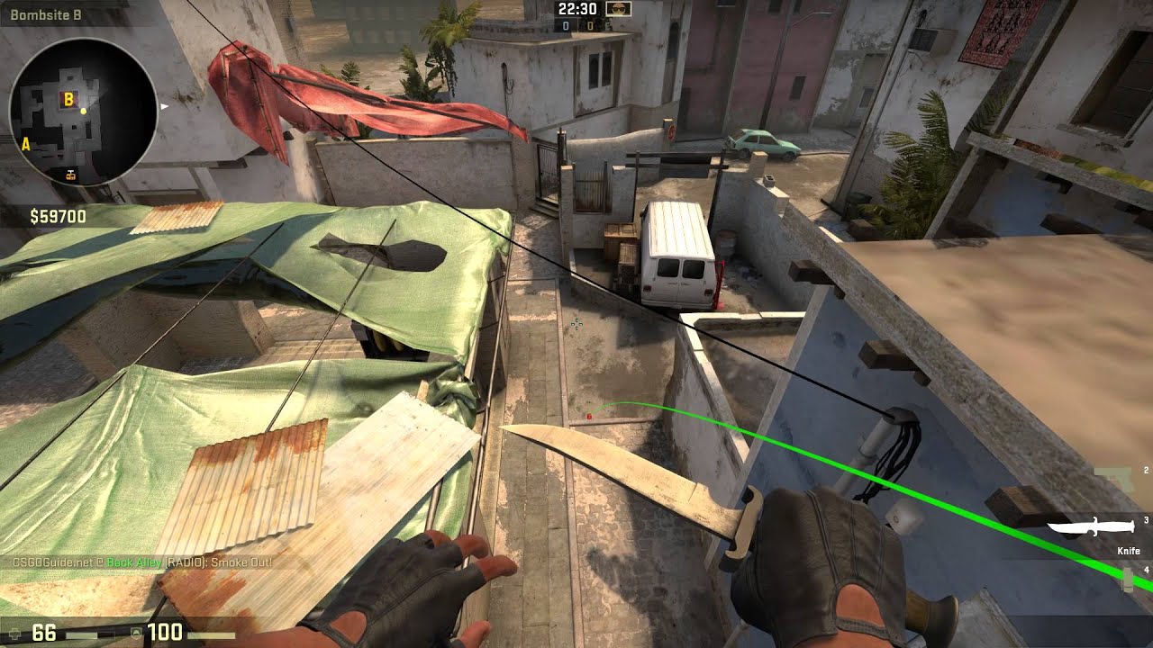 De_mirage Terrorist - Smoke off B wall - YouTube