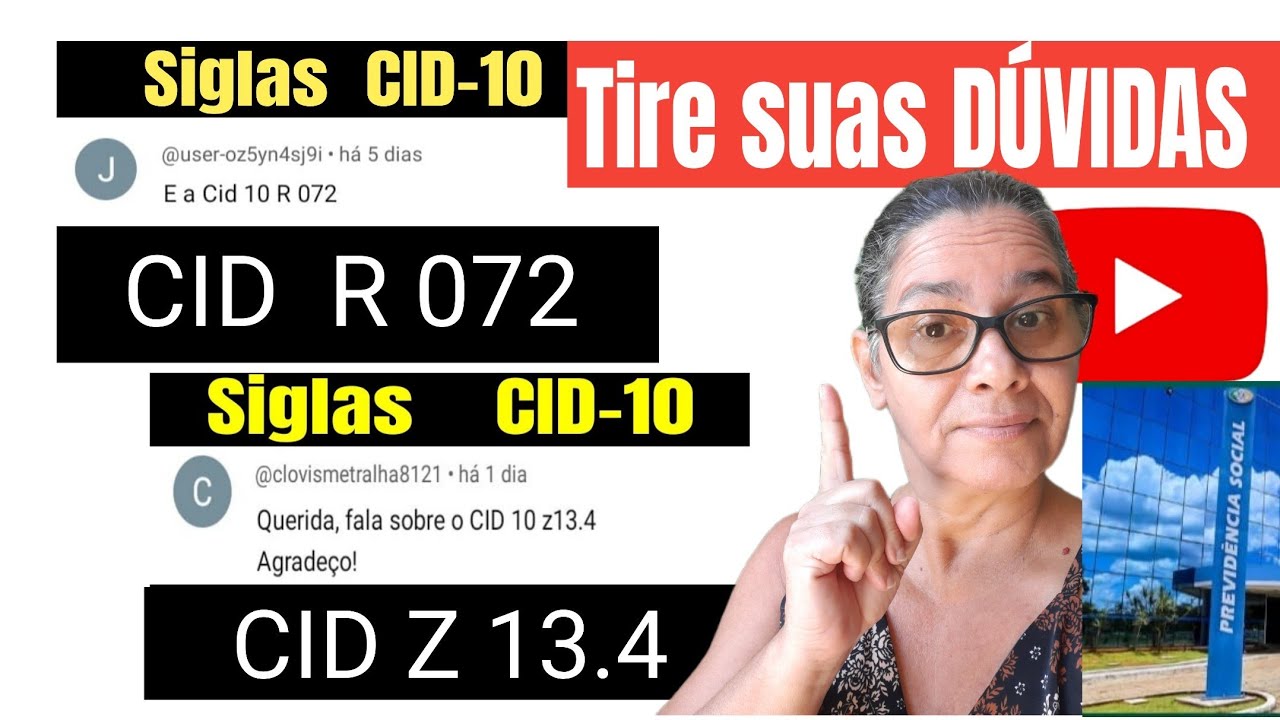 DOR Precordial | Siglas CID R72 - Z13.4 Dúvidas frequentes. - YouTube