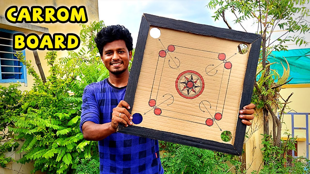 How to Make Carrom Board at Home | வீட்டிலேயே Carrom Board செய்யலாம் ...