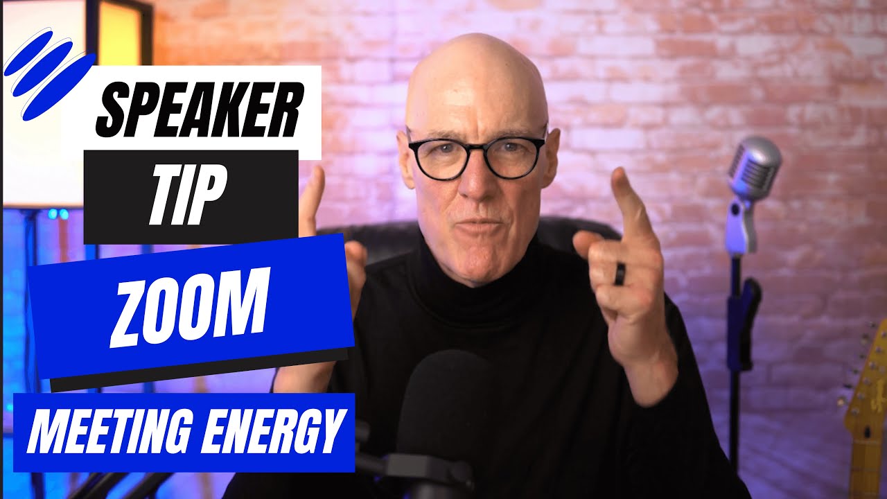 Speaker Tip: Zoom Meeting Energy - YouTube
