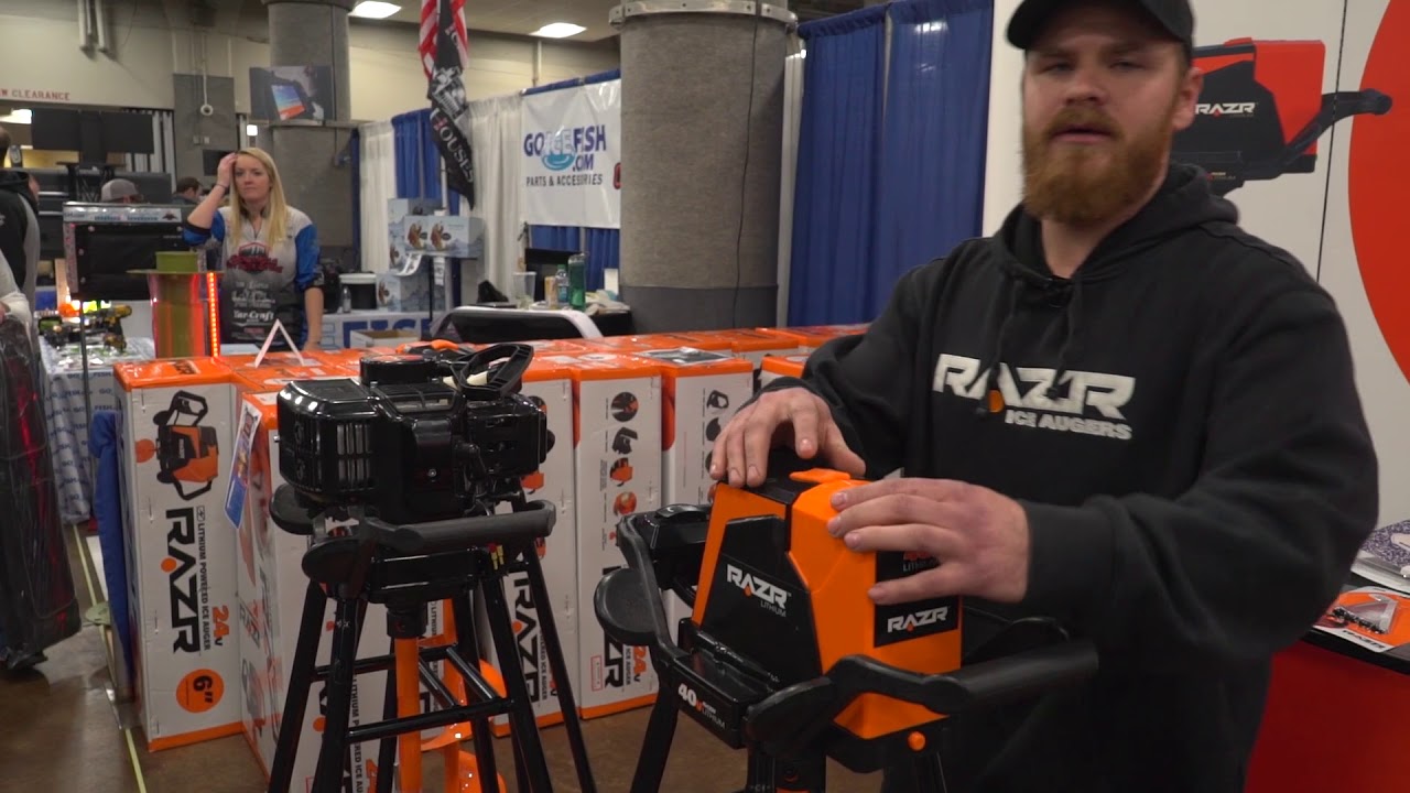 Razr Ice Augers - St Paul Ice Show 2017 - YouTube