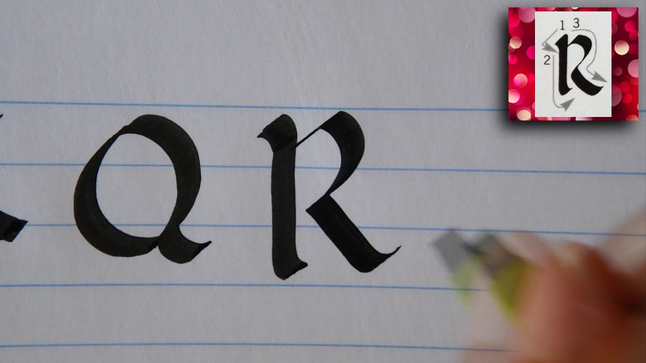 BENEVENTAN (mayúsculas / uppercase) | Caligrafía con Parallel Pen - YouTube