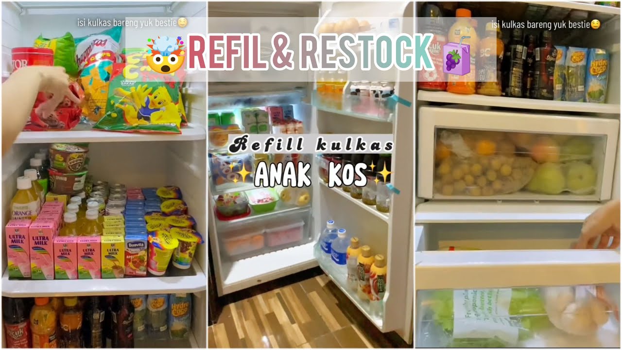 ASMR REFILL ISI KULKAS LIMITED EDITION //part 8 - YouTube