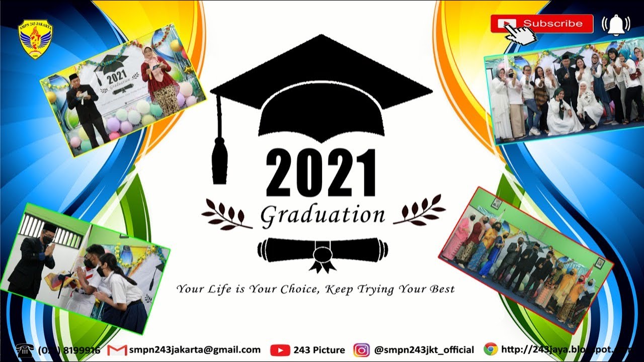 VIRTUAL GRADUATION DAY 2021 - SMPN 243 JAKARTA - YouTube