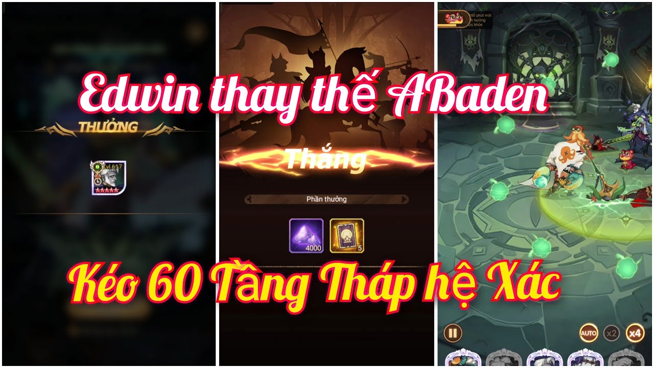 Afk Arena | Liệu Edwin có thay thế được Awk Baden kéo tháp hệ Xác hay ...