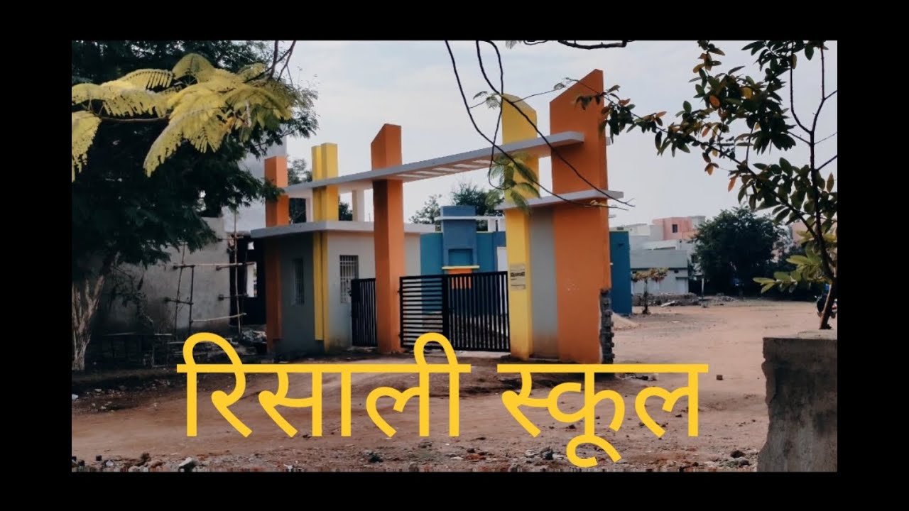 my school rishali Bhilai//रिसाली स्कूल //Vlong2nature - YouTube