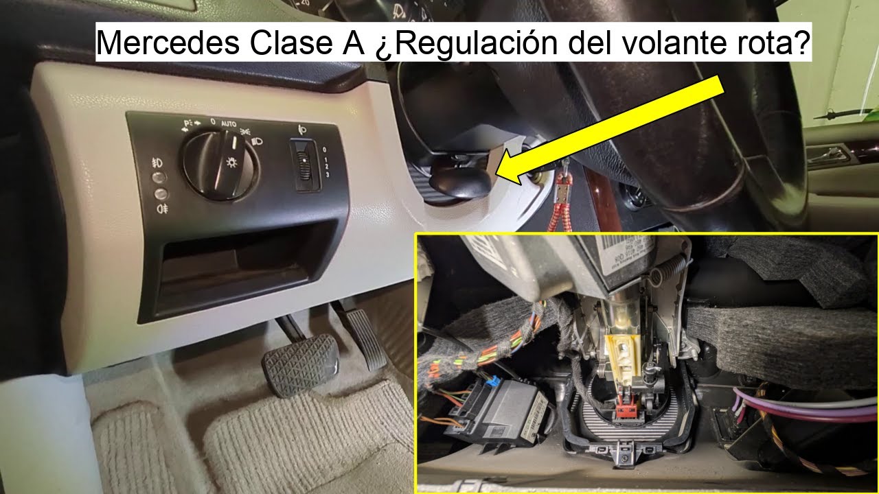 🔧 Regulación volante Mercedes Clase A150 W169 ROTA!!! La reparamos ...
