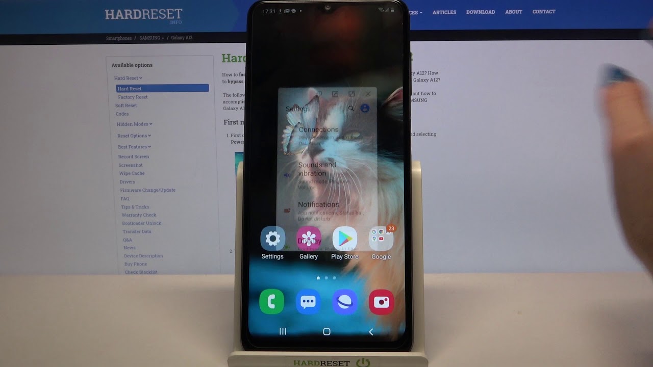 How to Enable Apps in Pop Up View in SAMSUNG Galaxy A12 – Split Screen ...