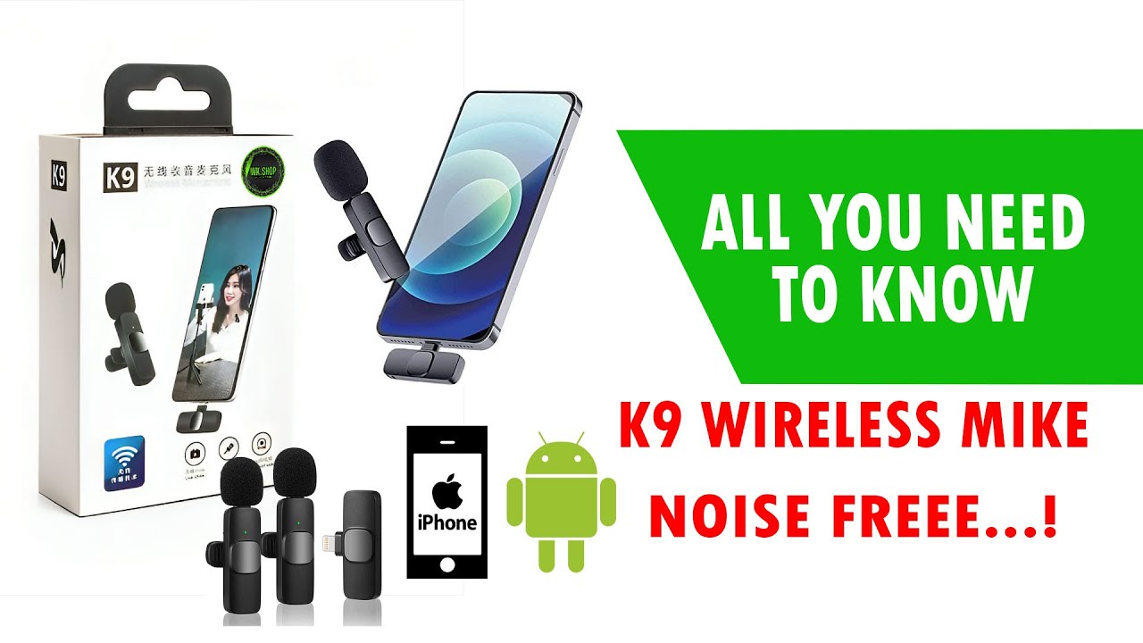 k9 mobile microphone for content creators and youtubers - YouTube