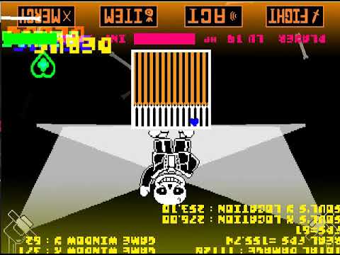 Undertale Battle Simulator By RTF Sans Hard Mode Debug Mode - YouTube