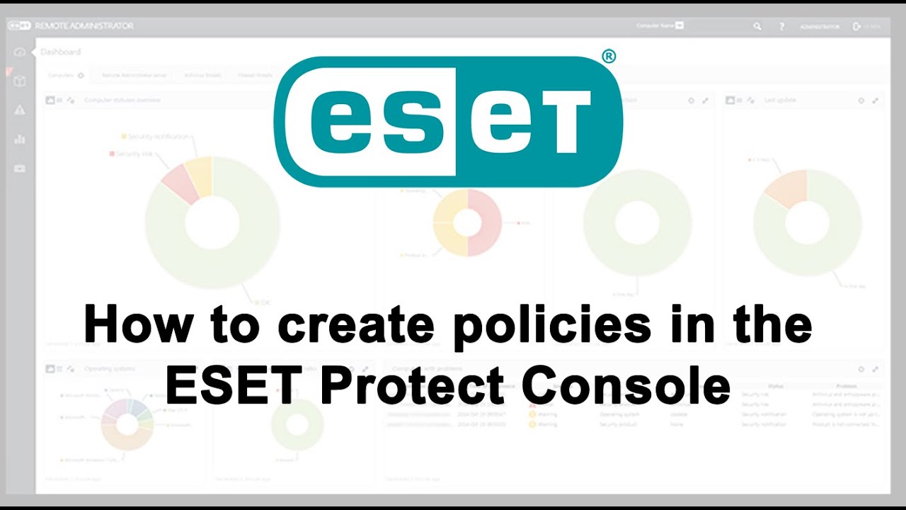 How to create policies in the ESET Protect Console! - YouTube