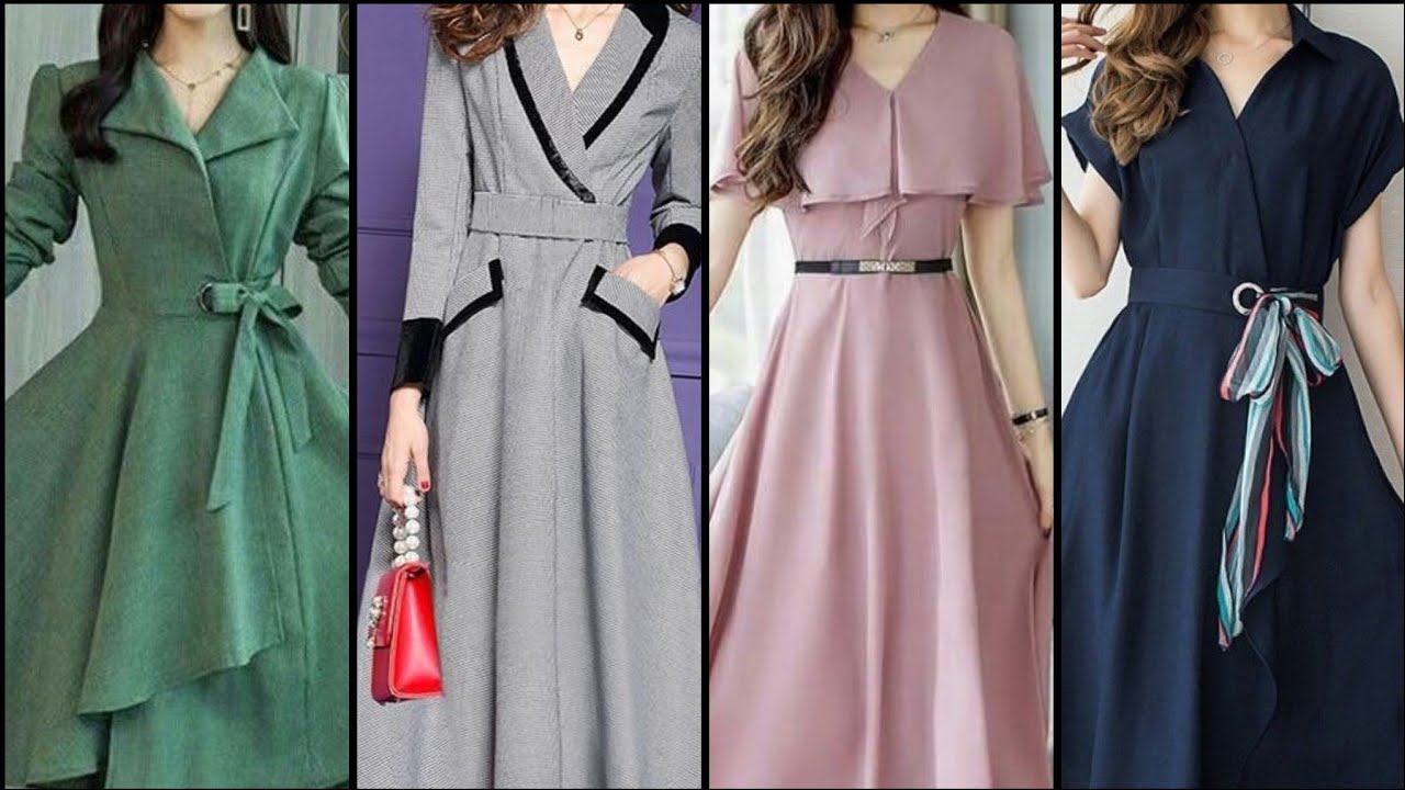 Adorable and stunning winter coat style frocks design| stylish designer ...
