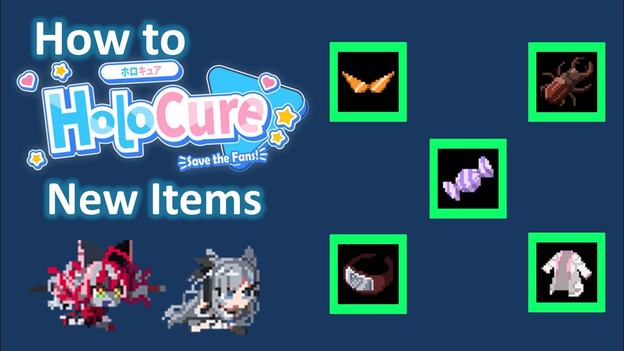 How to Holocure: New Items - YouTube
