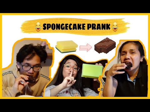 HILARIOUS SPONGE CAKE PRANK laughtrip 🤣 VIRAL tiktok prank ...