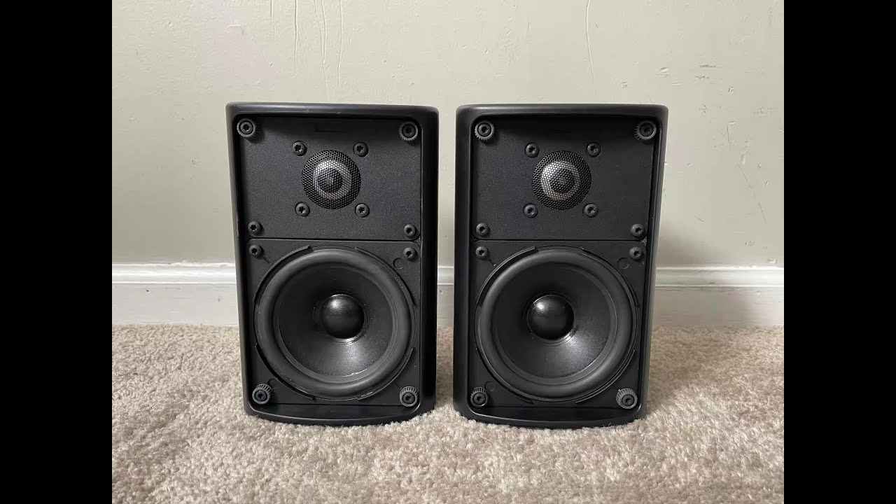 Canton Plus X Home 2 Way Bookshelf Speakers - YouTube