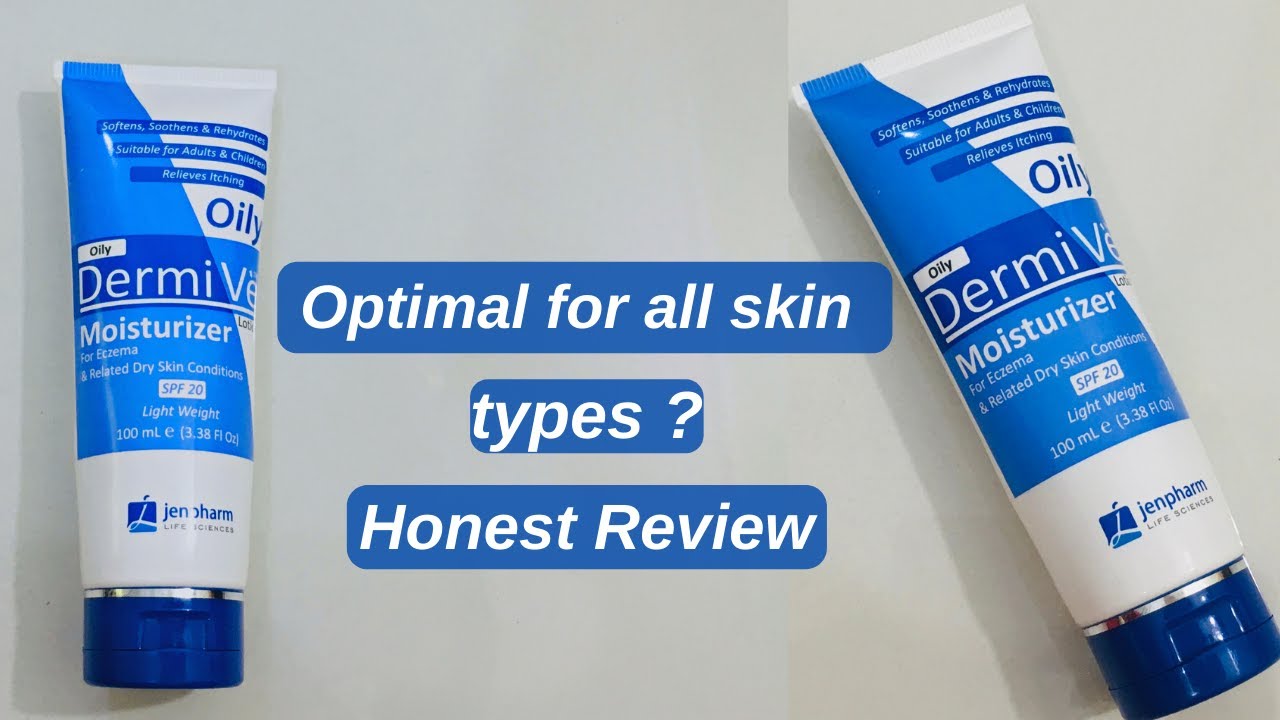 Jenpharm Dermive Oily Moisturizer Detail Review - YouTube