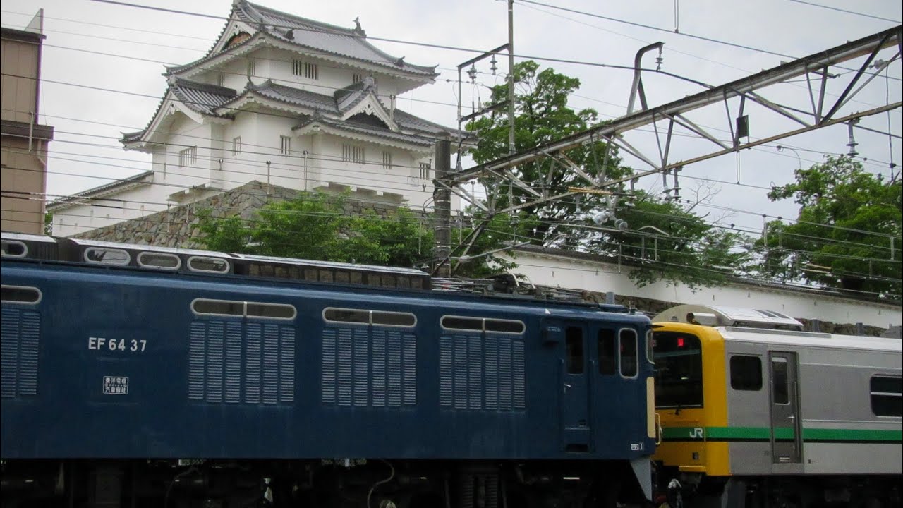 【37号機が甲府に帰ってきた！】E493系+EF64 37 中央本線 死重訓練 - YouTube