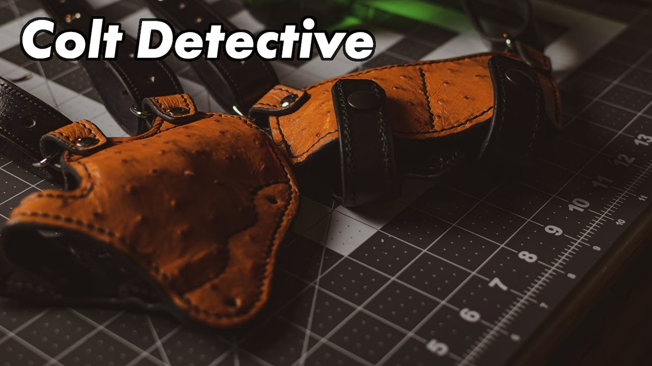 A day in the life of a Holster Maker - How I build a Shoulder Holster ...