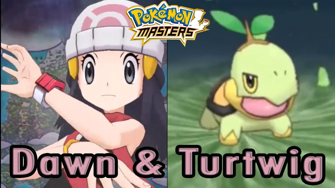 Dawn & Turtwig Sync Pair Move - Grass Sync Impact - Pokemon Masters ...