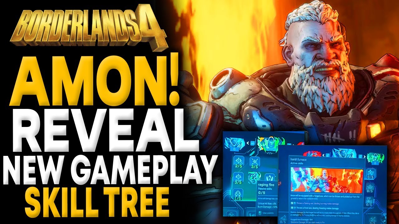 Borderlands 4: NEW AMON SKILL TREE & GAMEPLAY REVEAL - New Borderlands ...