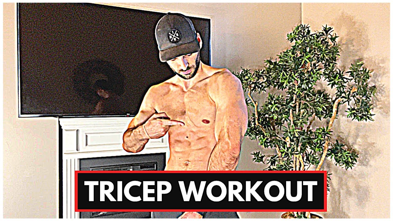 10 Min TRICEPS Workout at Home with Dumbbells (Great for Beginners ...