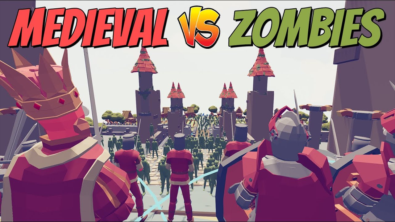 TABS - MEDIEVAL VS ZOMBIES: ALL FACTION ZOMBIE INVASION - YouTube