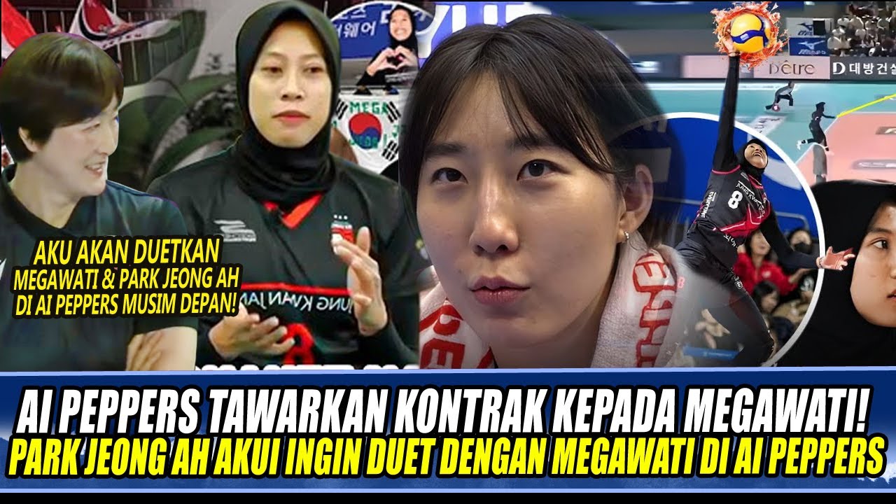 AI PEPPERS TAWARKAN KONTRAK KEPADA MEGA! PARK JEONG AH AKUI INGIN DUET DENGAN MEGAWATI DI AI ...