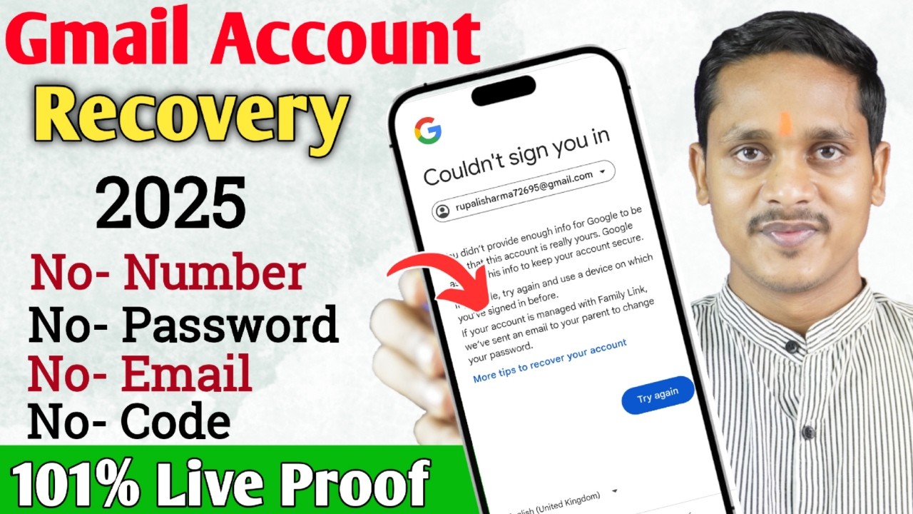How To Recover Gmail Account | Gmail Account Recovery | #deeputech # ...