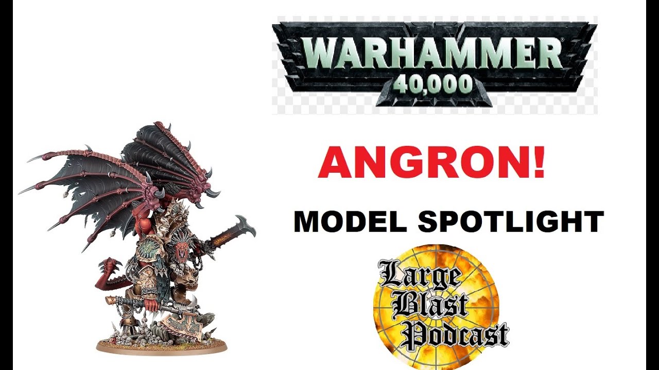 Model spotlight: Angron. Warhammer 40k primarch - YouTube