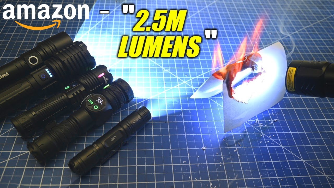 $40 Flashlights Starting Fires? Amazon says yes - YouTube