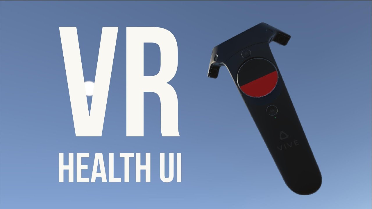 VR User Interfaces - Health UI on the Controller - YouTube