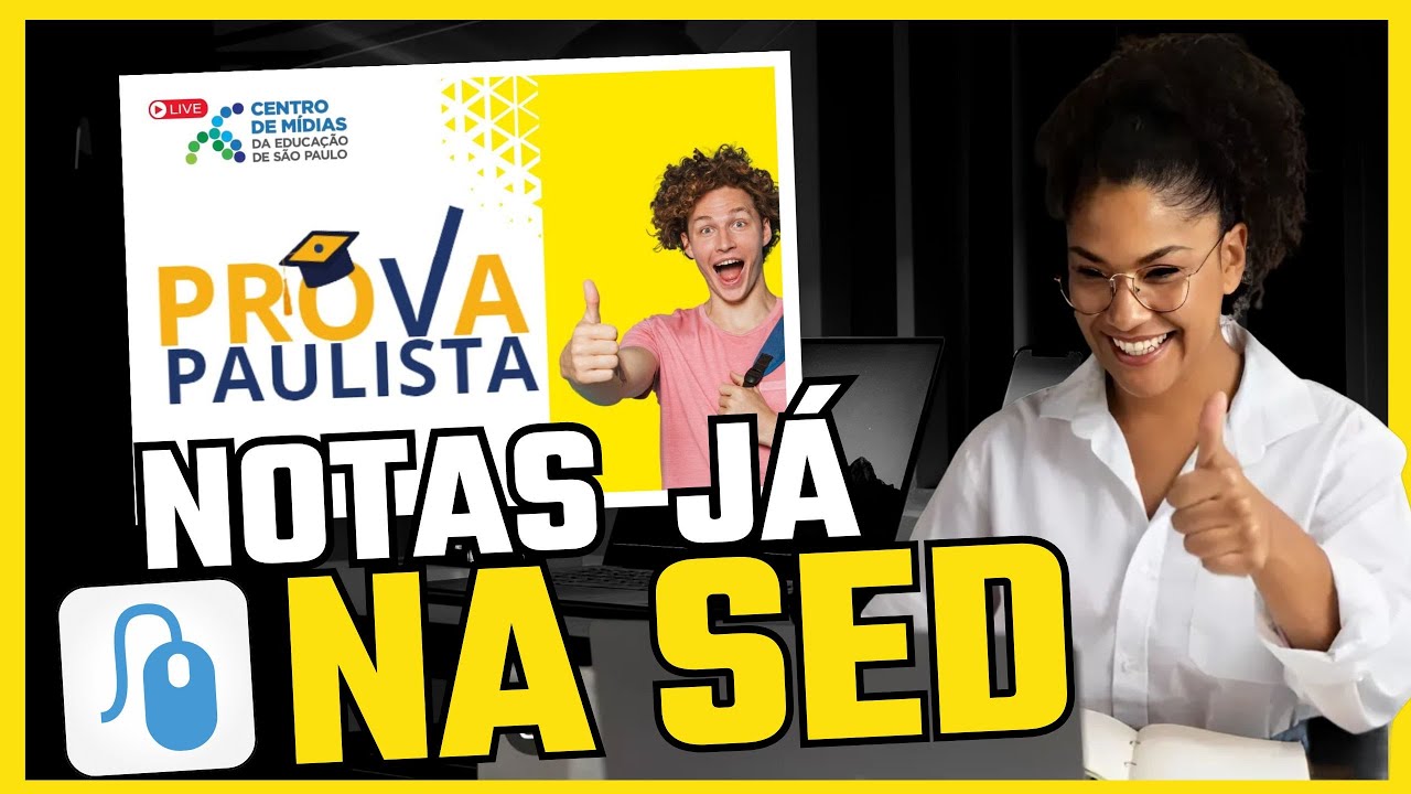Como achar as Notas da Prova Paulista na SED - Passo a Passo! - YouTube