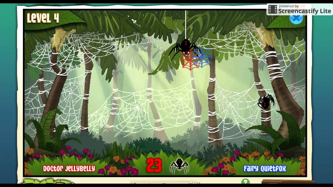 Animal Jam \spider zapper/ playing w/ Ink Sac - YouTube