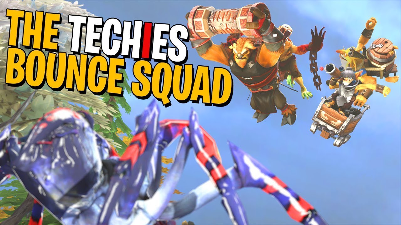 The Techies Bounce Squad - DotA 2 - YouTube