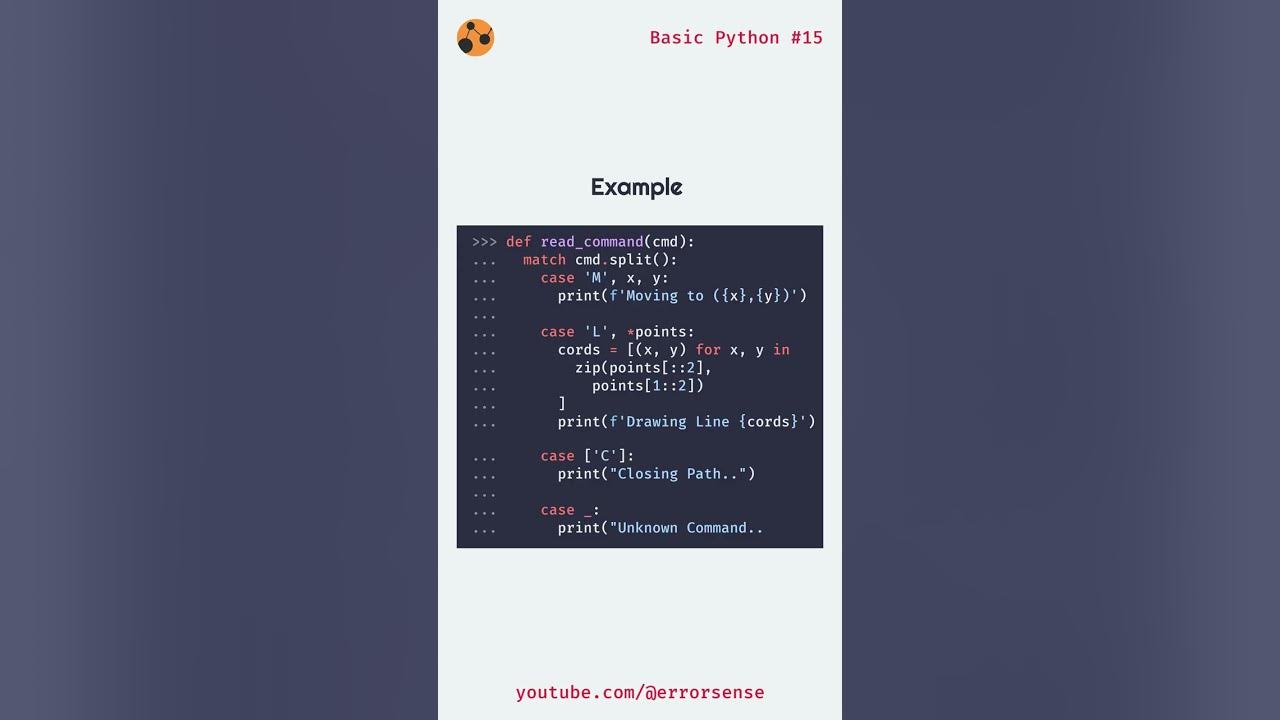 New Match And Case In Python Coding Pythontricks Code Pythonforbeginners Pythontutorial