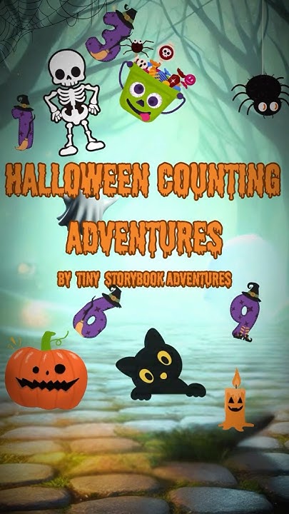Creepy Halloween Adventures 🎃👻 | Learning Counting Numbers Best for ...
